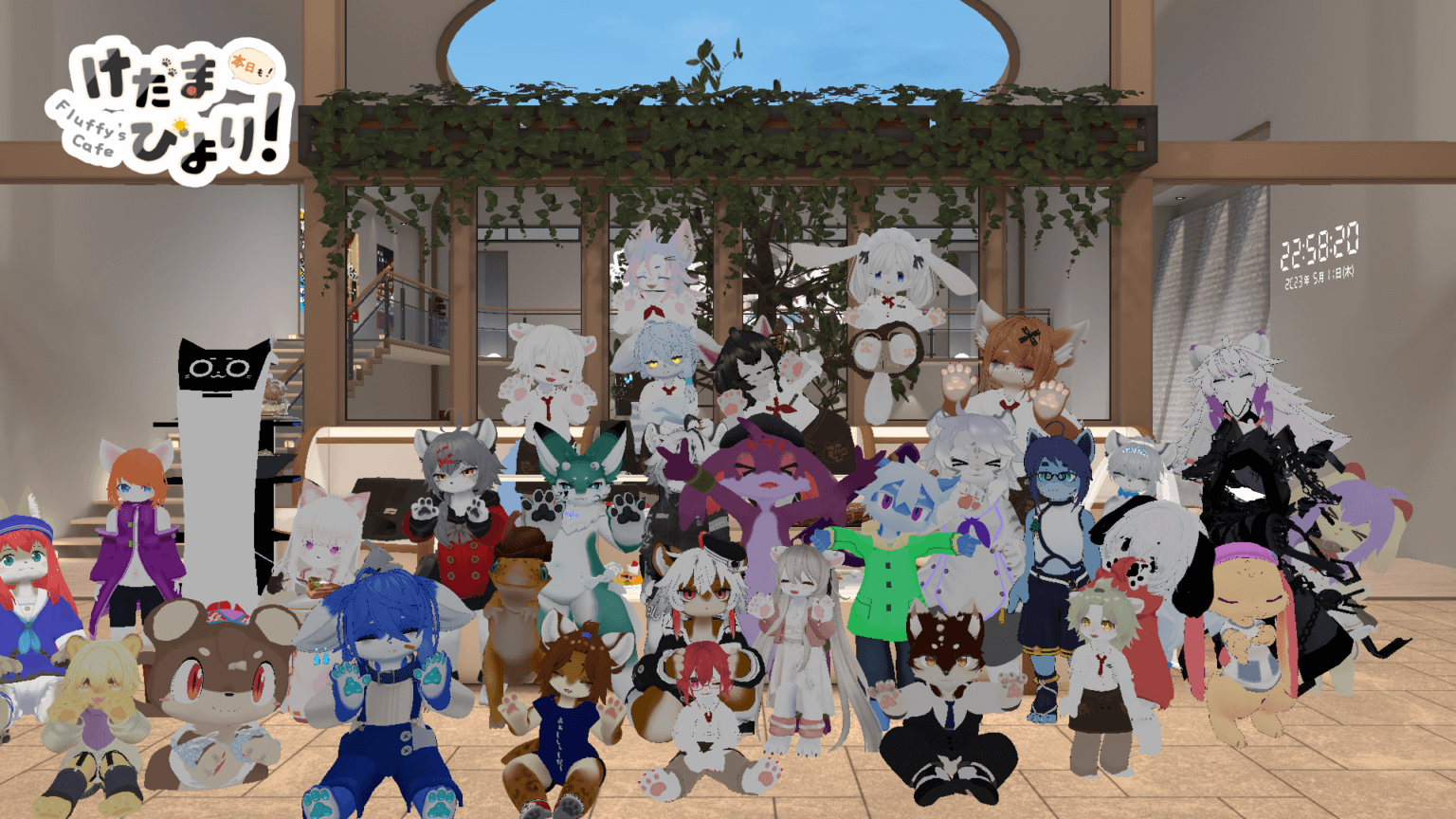 Fluffy's Cafe けだまびより | ケモノ × ファーシェーダー in VRChat